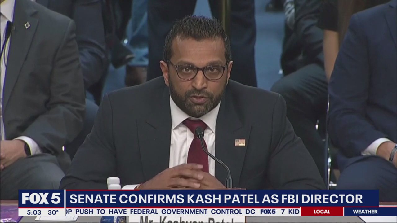 Kash Patel confirmed as FBI Director | FOX 5 DC