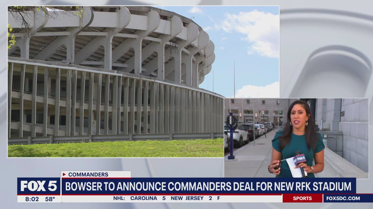 RFK Stadium Deal: DC, Commanders to announce new plan for site | FOX 5 DC