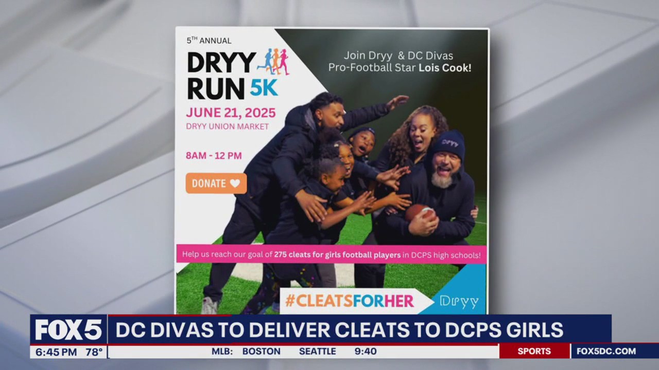 DC Divas delivering cleats to local public school students | FOX 5 DC