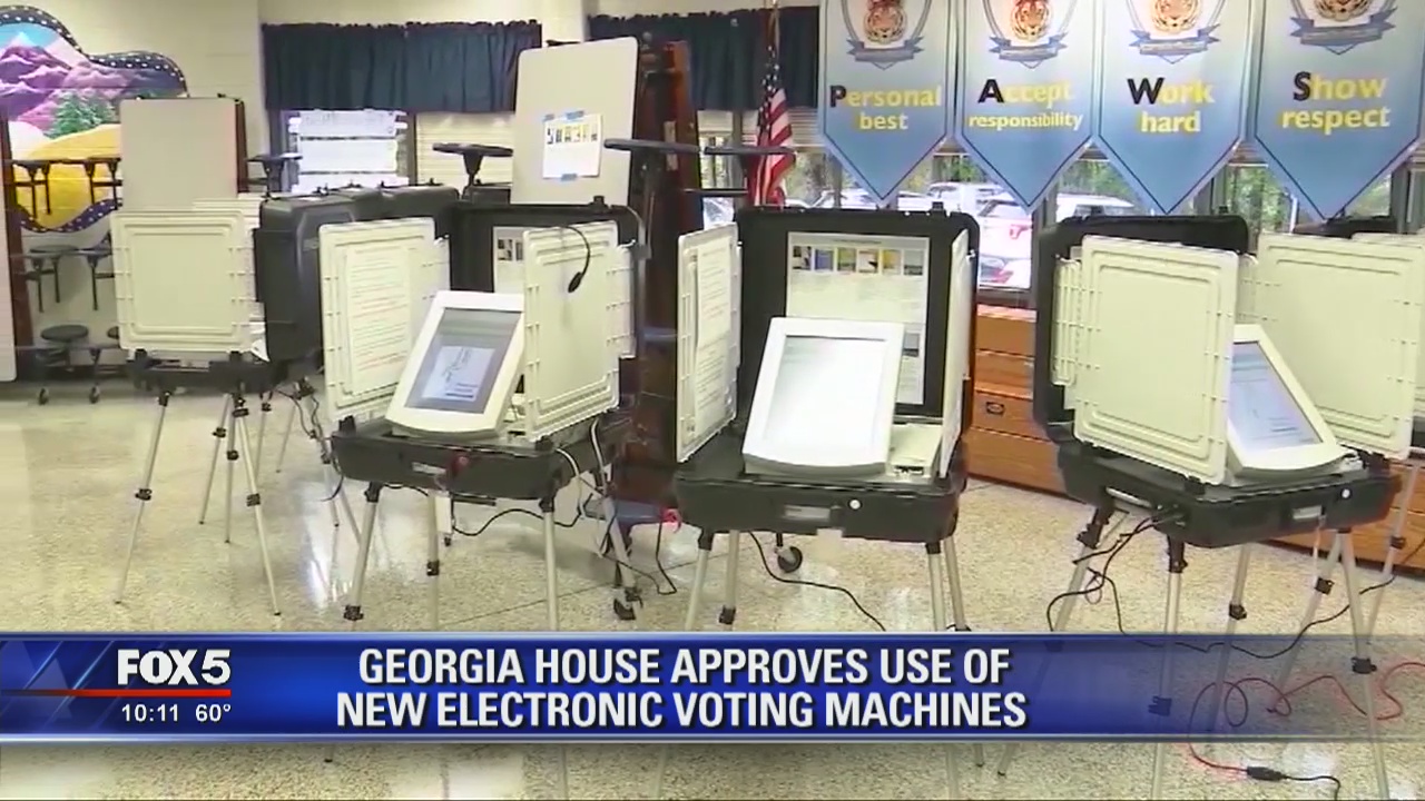 Georgia House votes to upgrade voting machines | FOX 5 Atlanta