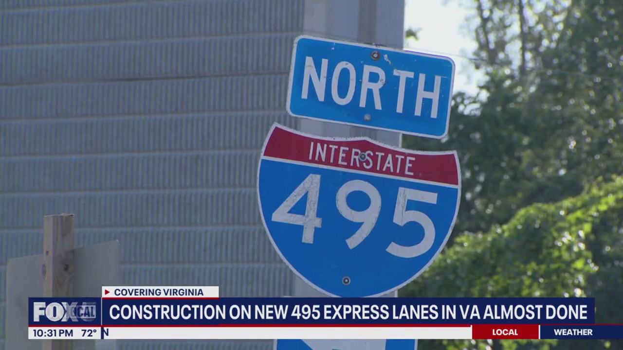 Construction ramping up as I-495 Express Lanes project enters | FOX 5 DC