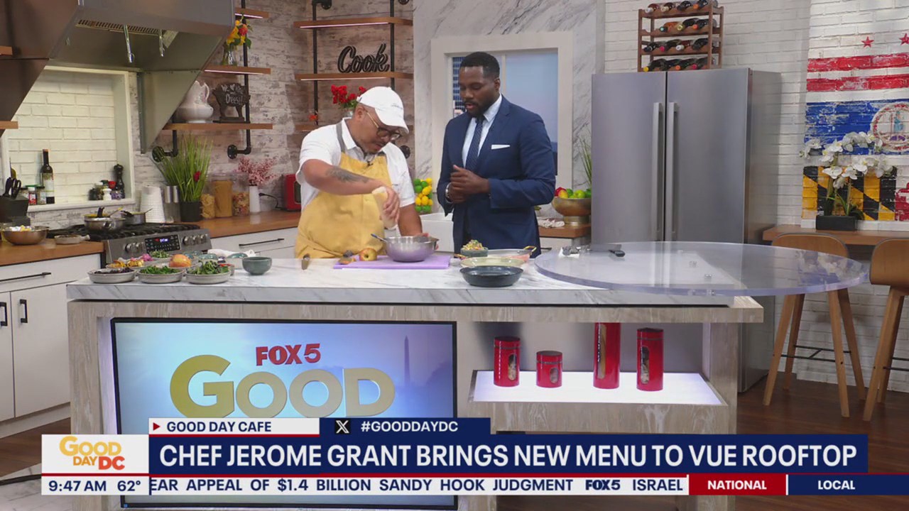 Chef Jerome Grant brings new menu to VUE Rooftop | FOX 5 DC