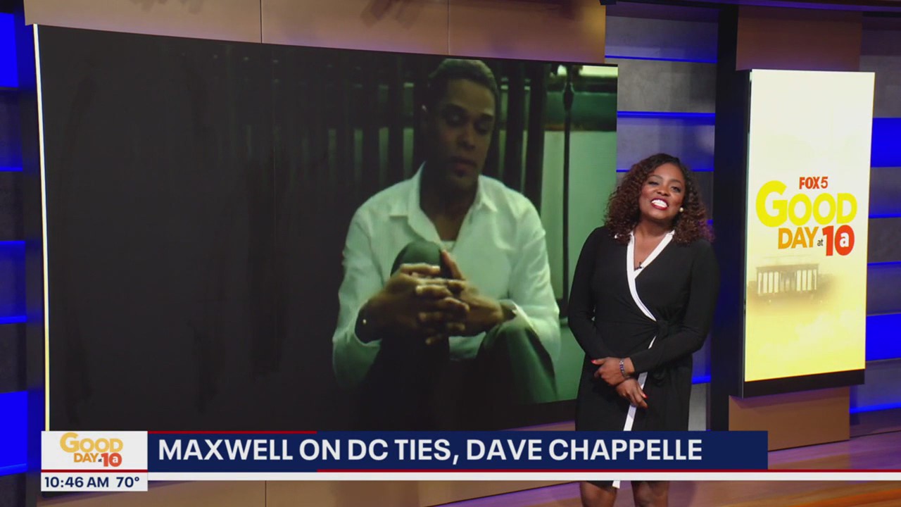 Maxwell on his DC ties, Dave Chappelle | FOX 5 DC