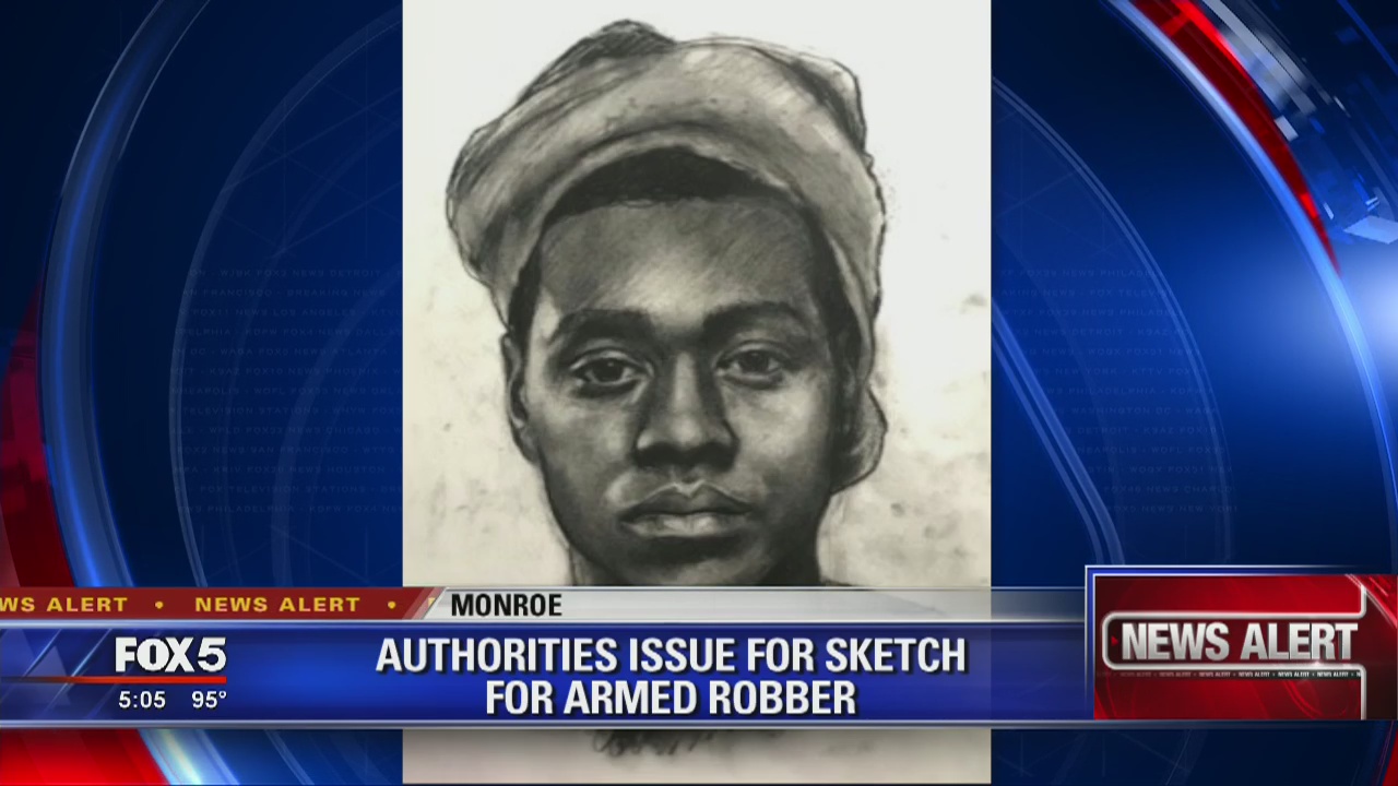 Sketch of armed robbery suspect | FOX 5 Atlanta