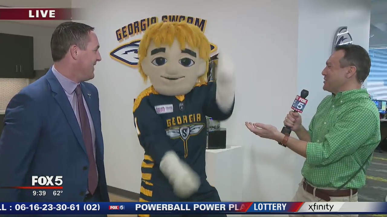 Meet the Georgia Swarm mascot | FOX 5 Atlanta