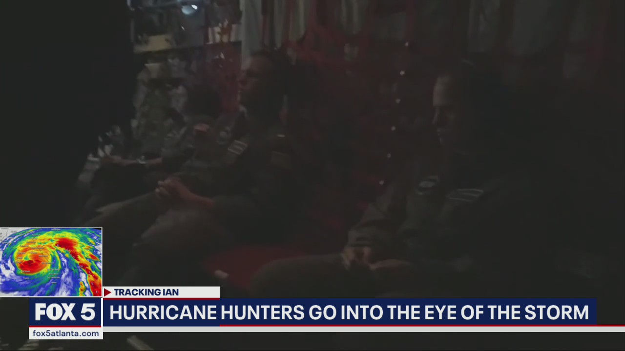 Hurricane hunters go into eye of the storm | FOX 5 Atlanta