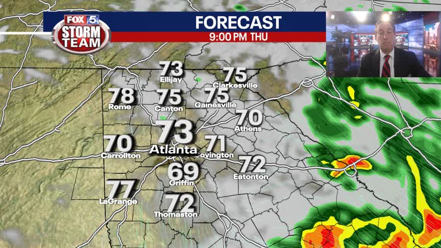 Thursday Night Weather Update | FOX 5 Atlanta