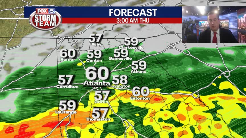 Wednesday Night Weather Update | FOX 5 Atlanta