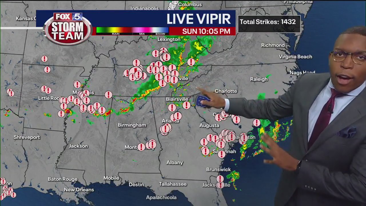 Tracking severe storm potential | FOX 5 Atlanta