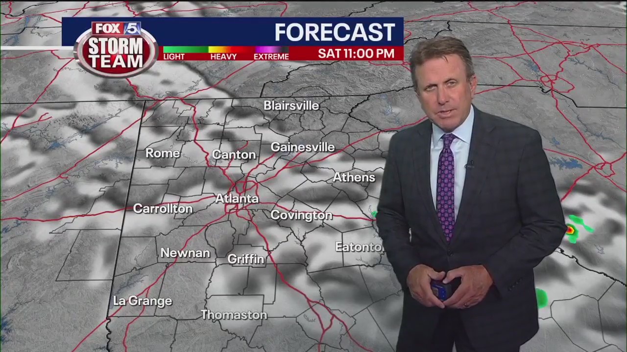Saturday morning forecast | FOX 5 Atlanta