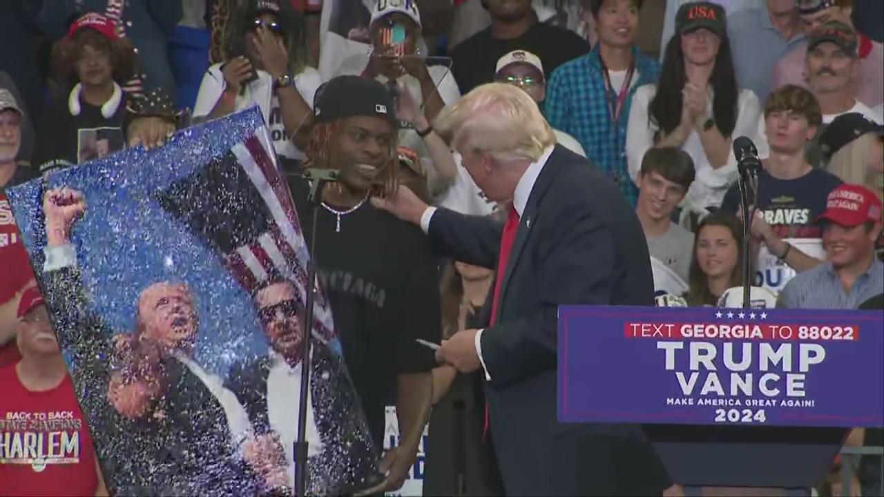 Trump recognizes local artist 'Artlanta' | FOX 5 Atlanta