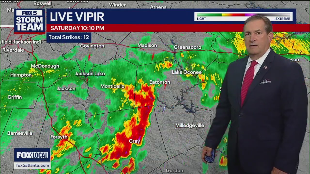 Saturday night forecast | FOX 5 Atlanta