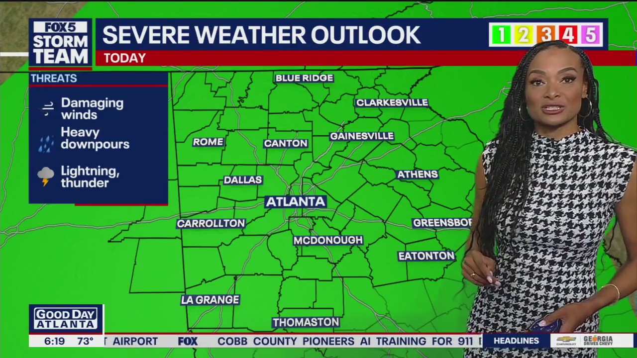 Friday morning weather forecast | FOX 5 Atlanta