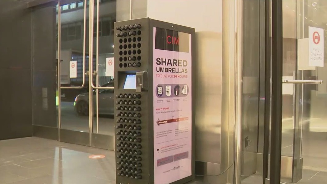 Umbrella sharing service arrives in New York City | FOX 5 New York