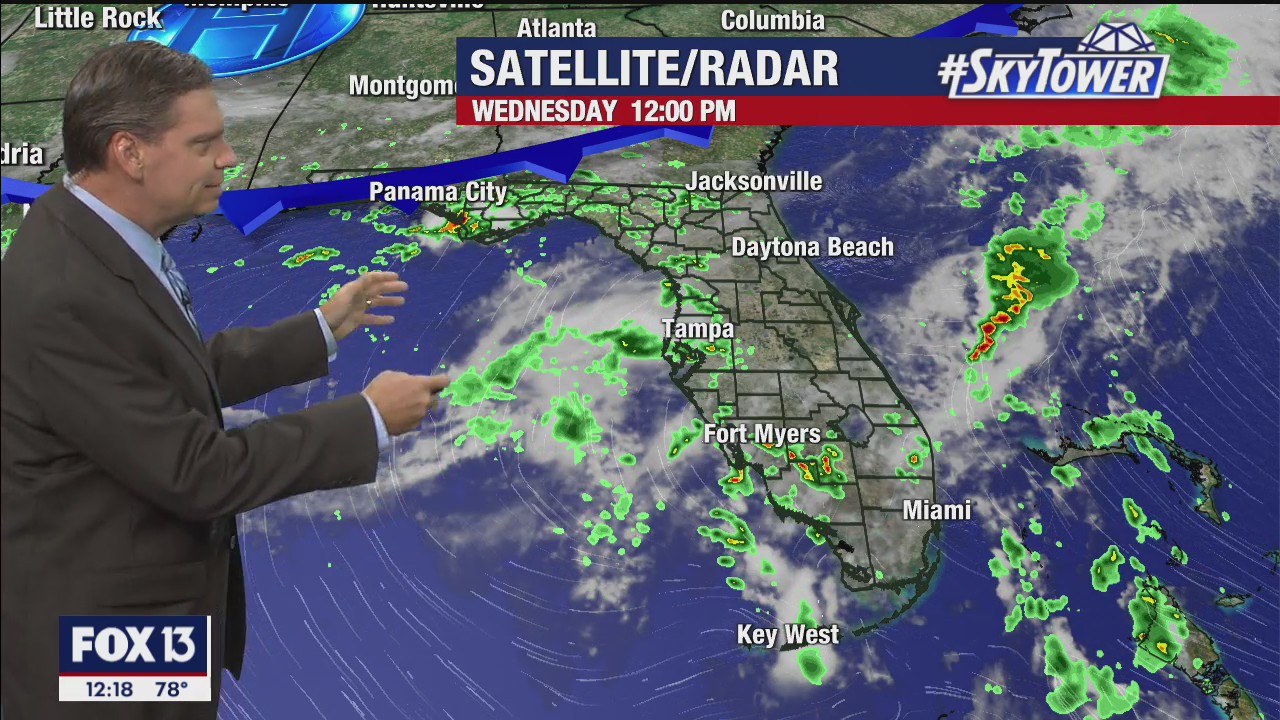 Wednesday afternoon forecast | FOX 13 Tampa Bay