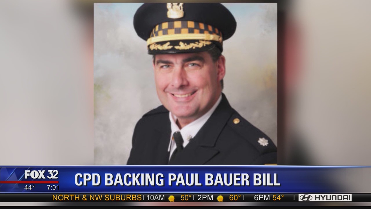 New law would be named after slain CPD commander Paul Bauer | FOX 32 ...