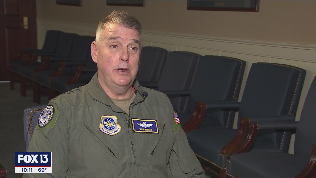 General Mike Minihan speaks since taking over as commander | FOX 13 ...