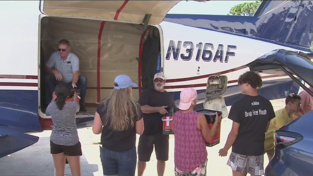 Agape plane helps fly donations to SWFL | FOX 13 Tampa Bay