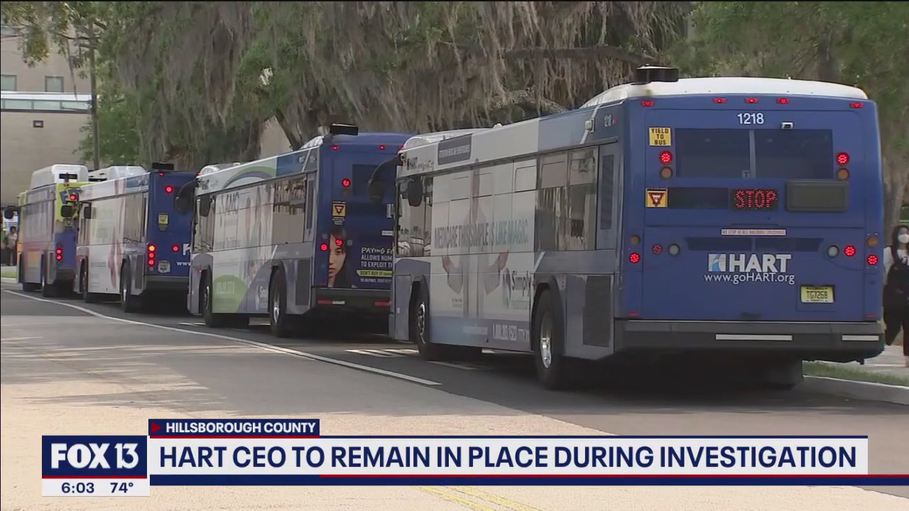 HART CEO to remain in place during investigation | FOX 13 Tampa Bay