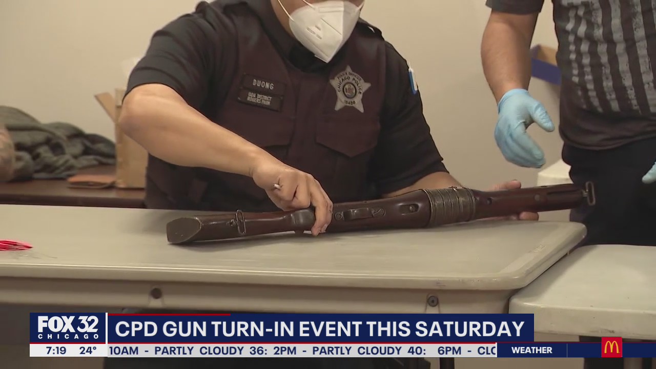 Chicago police hosting gun turn-in event this weekend | FOX 32 Chicago