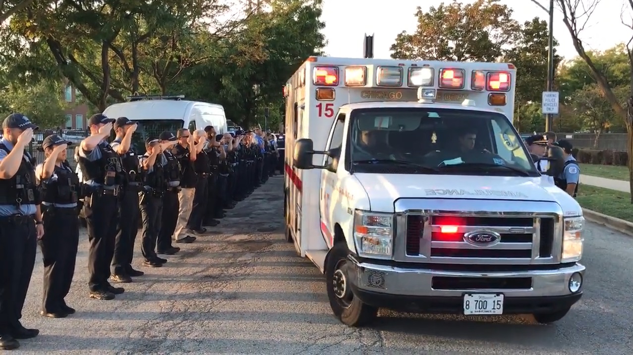 Procession for Chicago police officer who died by suicide | FOX 32 Chicago
