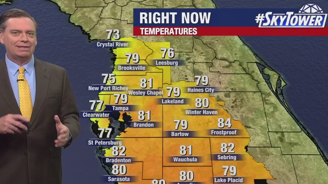 Tampa weather: Saturday evening forecast | FOX 13 Tampa Bay
