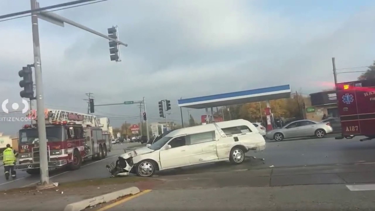 Cook County crash: Casket with body inside ejected from funeral hearse ...
