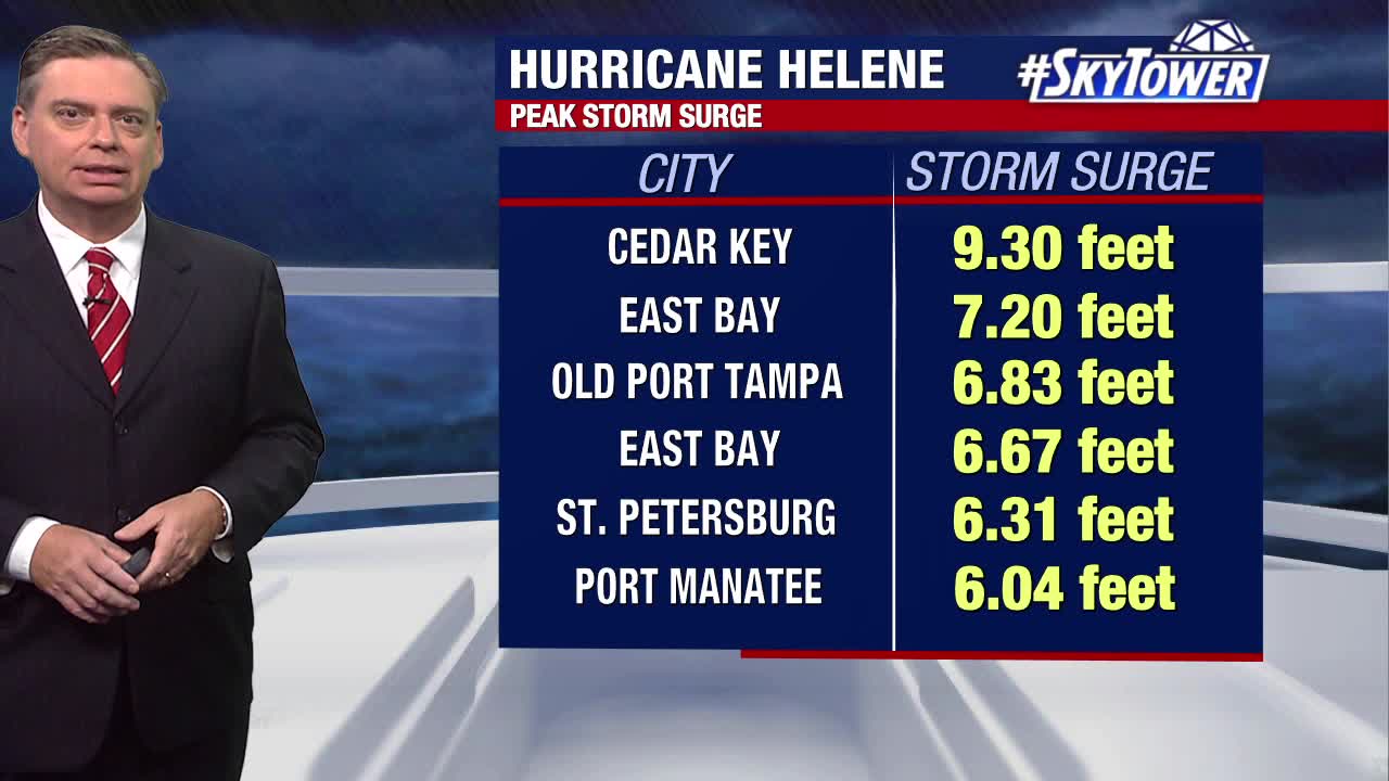 Helene downgraded to tropical depression | FOX 13 Tampa Bay