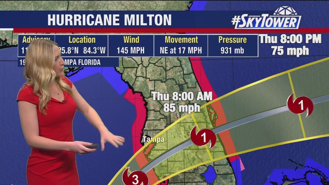 Hurricane Milton to hit Florida Gulf coast as major hurricane | FOX 13 ...