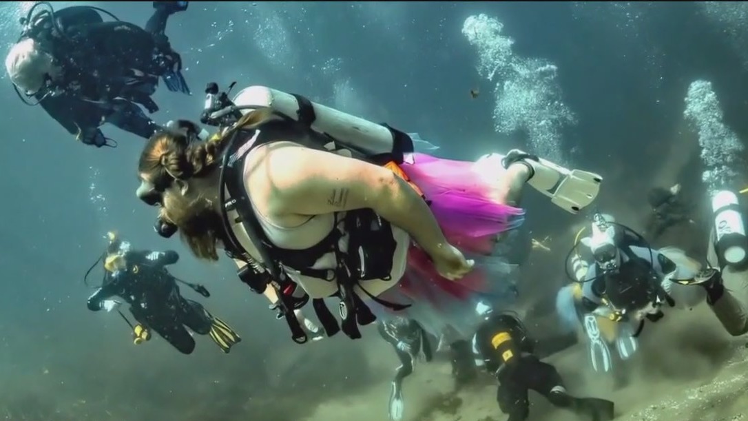 Rainbow River Halloween Costume Dive | FOX 13 Tampa Bay