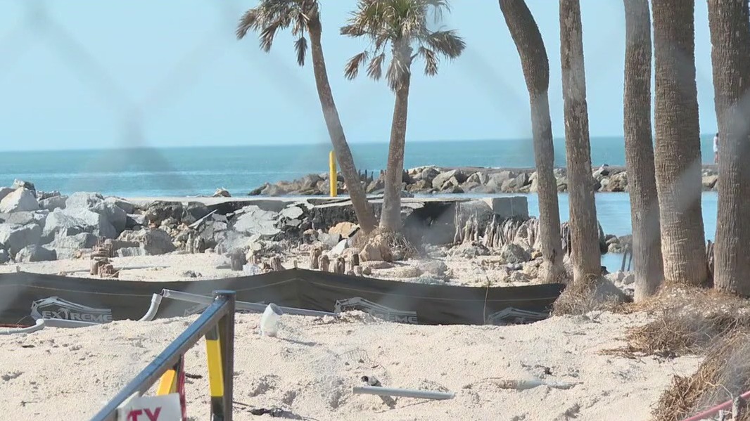Repairing the Venice Jetty after multiple storms | FOX 13 Tampa Bay