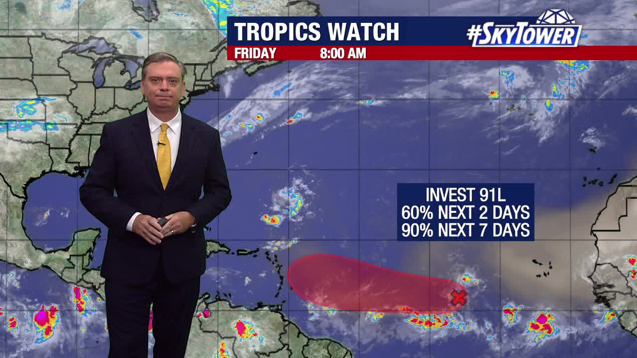 FOX 13 meteorologists tracking Invest 91L: Will it impact Florida ...