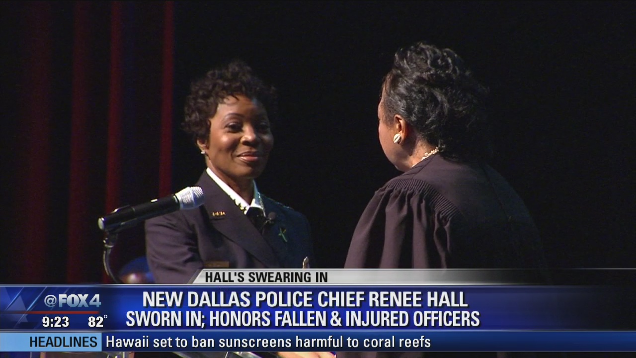 DPD Chief Renee Hall officially sworn in | FOX 4 Dallas-Fort Worth