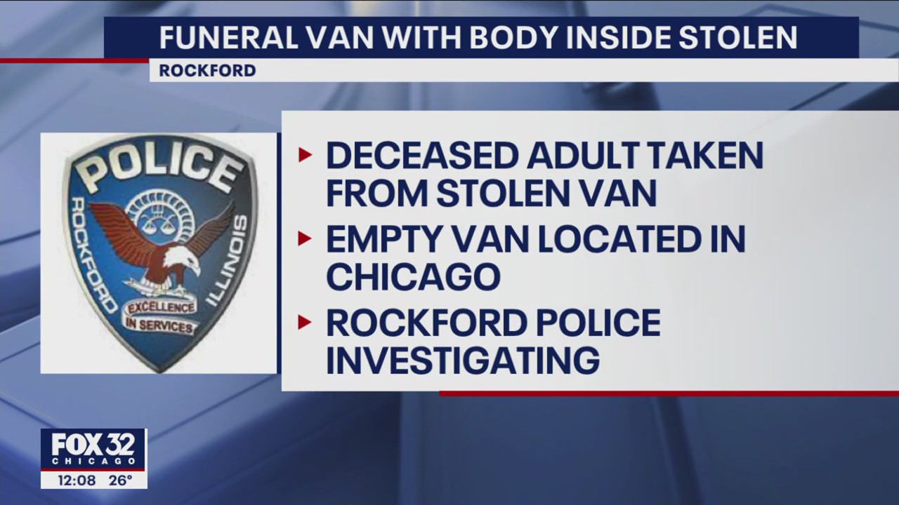 Van stolen from funeral home located in Chicago, but body inside still ...