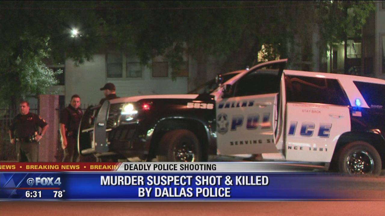 Murder suspect shot and killed by Dallas SWAT officer | FOX 4 Dallas ...