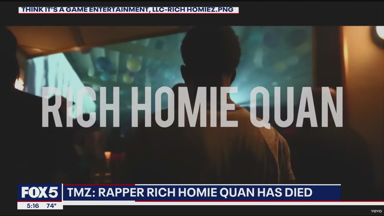 Rapper Rich Homie Quan dies at 34 | FOX 5 New York