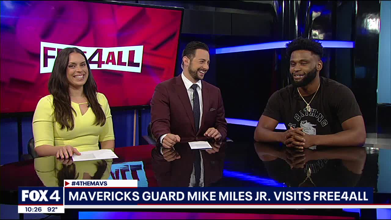 Mavericks guard & DFW native Mike Miles Jr. joins Free4All to discuss ...