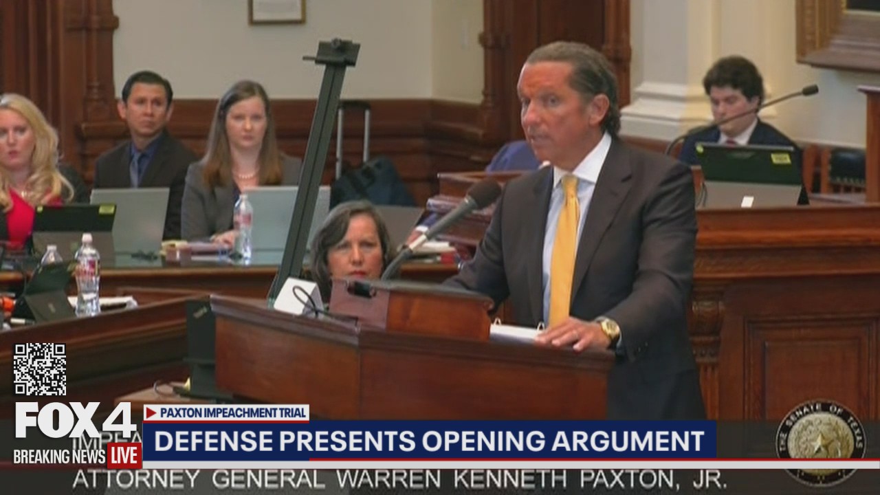 Paxton Impeachment Trial: Defense gives opening argument | FOX 4 Dallas ...