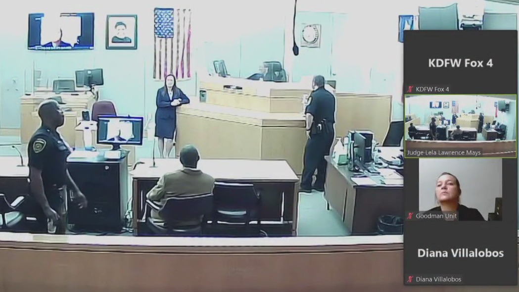 1st remote hearing for person held in a Texas prison | FOX 4 Dallas ...