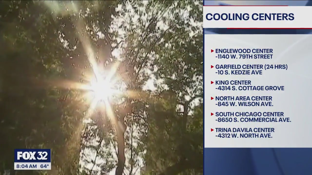 Chicago cooling centers open amid extreme heat | FOX 32 Chicago