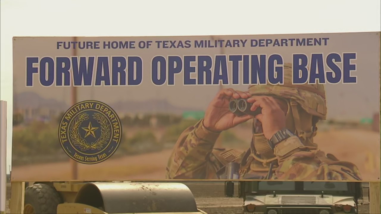 RAW: Gov. Abbott announces military base at border | FOX 4 Dallas-Fort ...