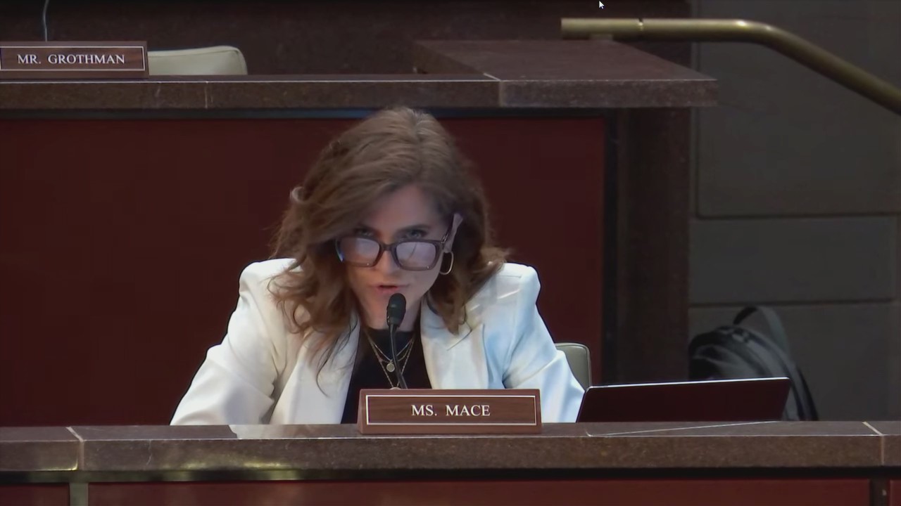 'You suck at answering questions': Rep. Mace comments on Johnson ...