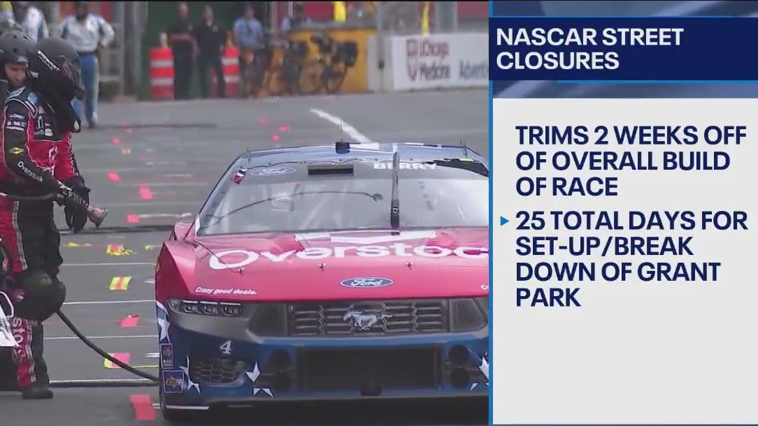 Chicago announces road closure plan for NASCAR Street Race | FOX 32 Chicago