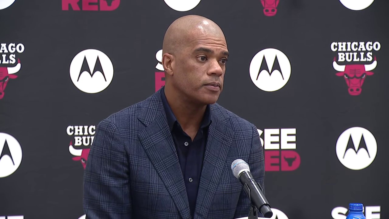 Full press conference: Chicago Bulls GM Marc Eversley speaks on ...