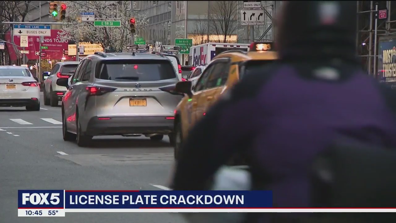 NYC cracking down on obscure license plates citywide Here's why: | FOX ...