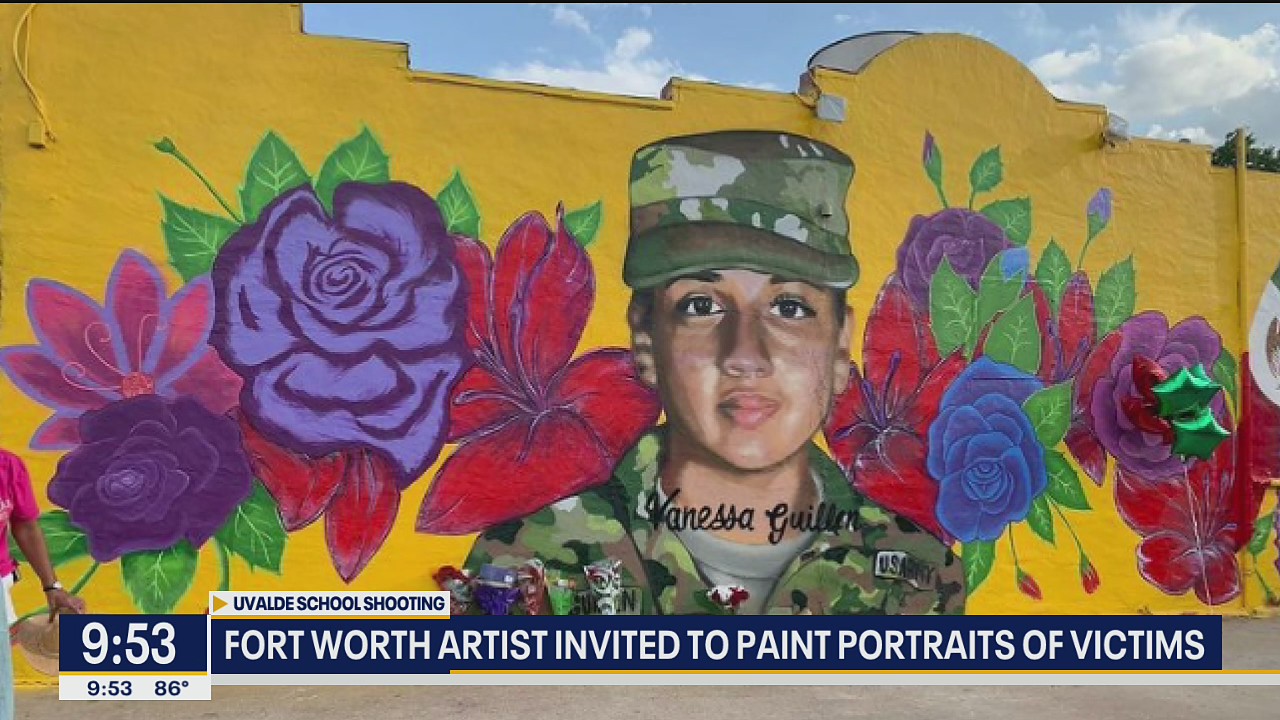 Fort Worth artist to paint portraits of Uvalde victims | FOX 4 Dallas ...