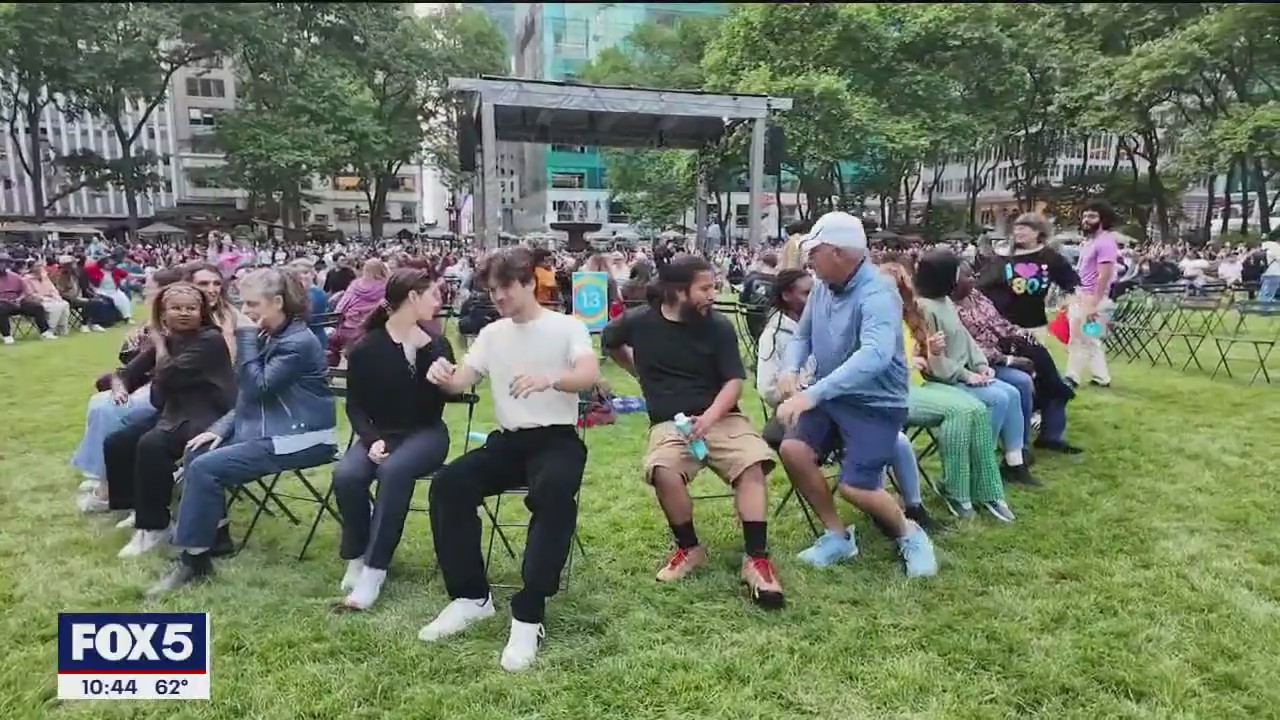 Bryant Park 'musical chairs' event sparks friendly feud | FOX 5 New York