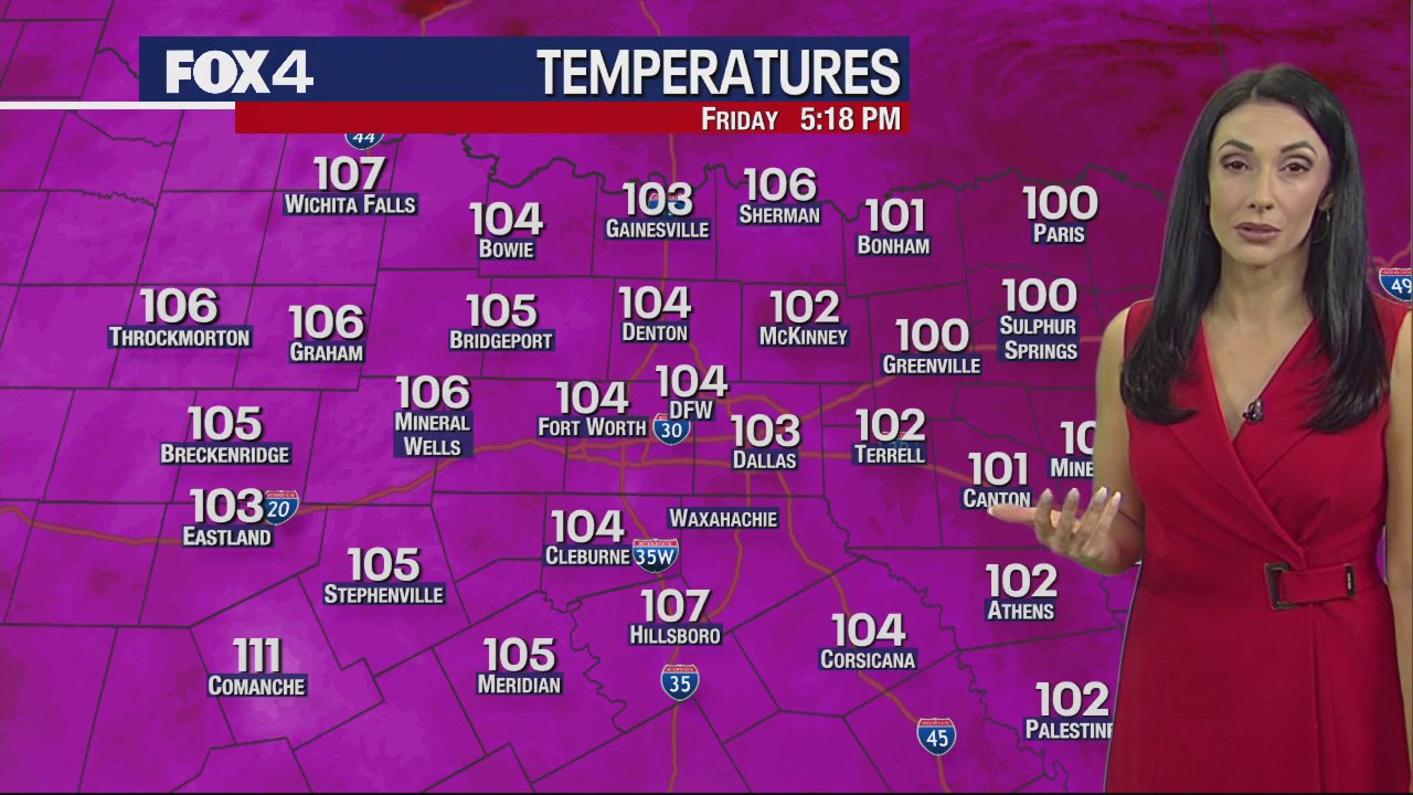 Dallas Weather: Aug. 4 evening forecast | FOX 4 Dallas-Fort Worth