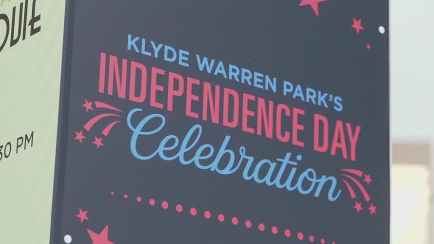 Klyde Warren Park's Independence Day Celebration | FOX 4 Dallas-Fort Worth