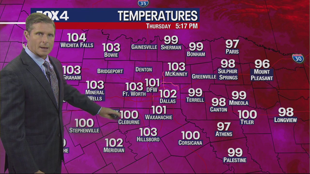 Dallas weather: August 8 evening forecast | FOX 4 Dallas-Fort Worth